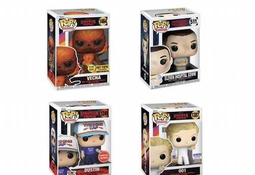 Funko pop Stranger things: Vecna, Eleven, Dustin