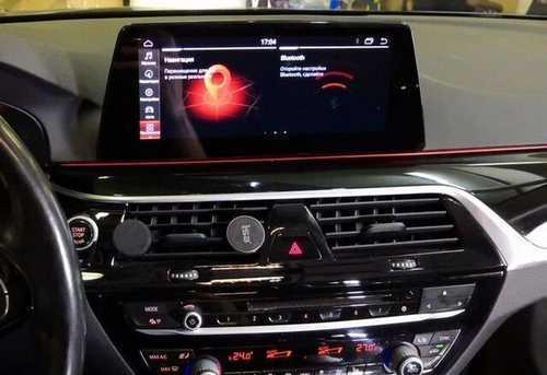 Магнитола Андроид BMW 5, головное устройство