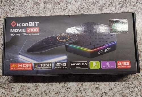 Smart-tv приставка iconbit movie 2100