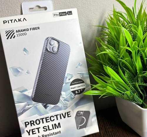 Чехол pitaka MagEZ Case 4 для iPhone 15 Pro MAX