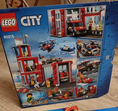 Lego city пожарная станция