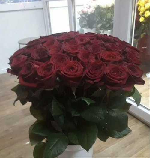 Цветы с доставкой, Розы, 101 роза, букеты из роз