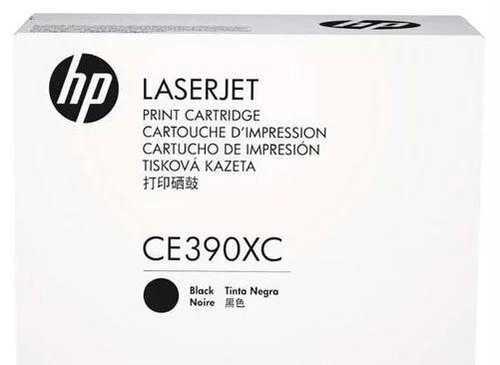 Оригинальный лазерный картридж HP CE390XC 90X чёрн