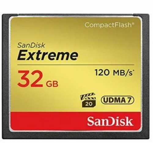 SanDisk Extreme CompactFlash 120MB/s 32Gb