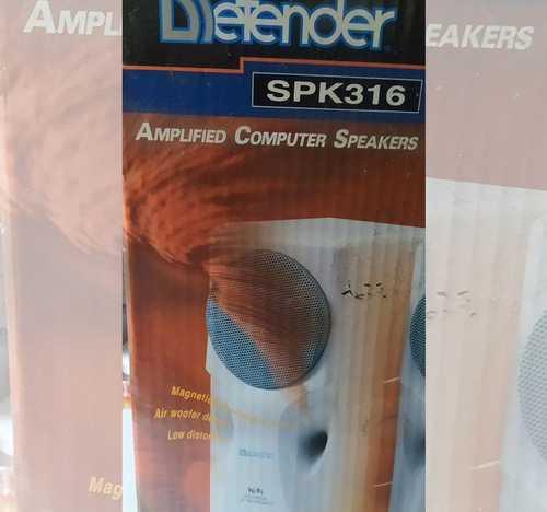 Активные колонки 2.0 defender SPK316 новые без бп