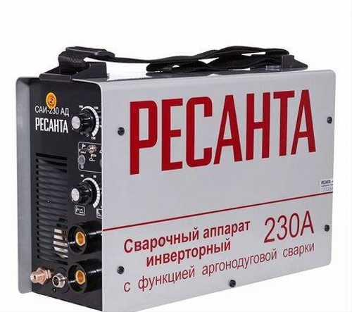 Сварочный аргоновый инвертор ресанта саи-230 ад