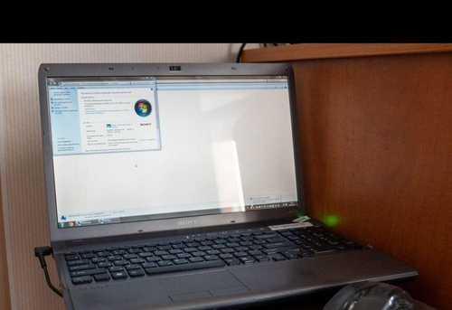 Ноутбук sony vaio VPC-F13S8R