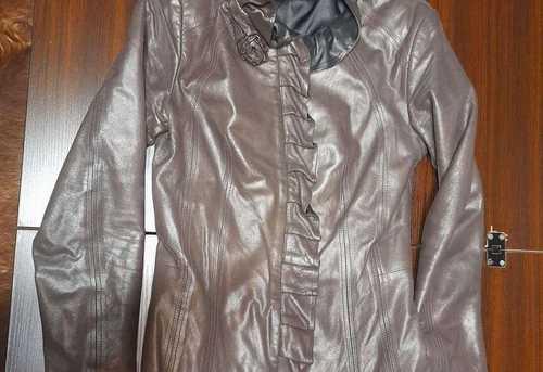 Куртка кожаная женская, 44