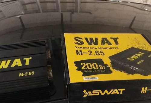 Усилитель 2х канальный бу swat m-2.65