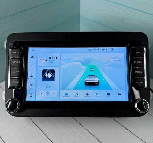 Штатная android магнитола vag с carplay