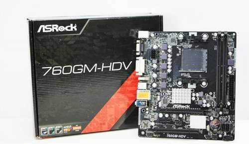 Материнская плата AM3+ Asrock 760GM-HDV