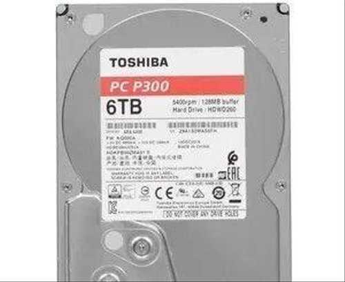 6TB Toshiba P300 (hdwd260uzsva) SATA 6.0Gb/s, 5400