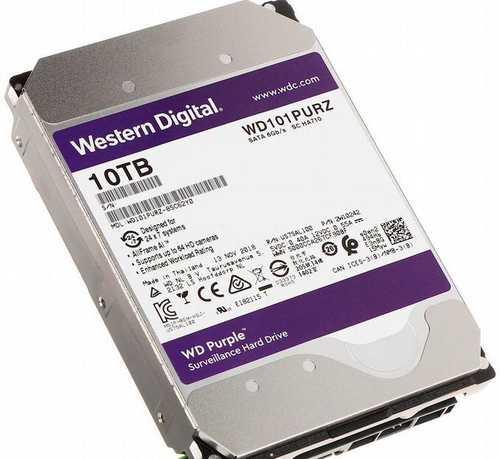 Новый HDD 10TB WD Purple Pro Гарантия