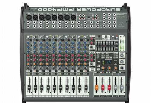 Behringer PMP4000 активный микшер 2x600 Вт на 4 Ом