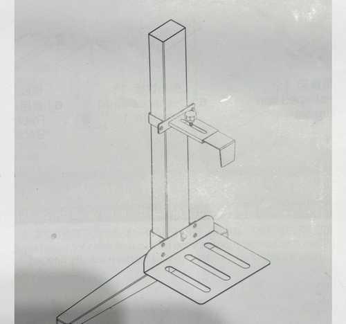 Подставка под системныц блок на ножку стола