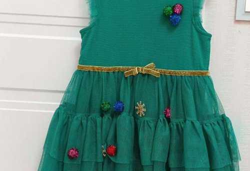 Платье ёлка для девочки 116 размер