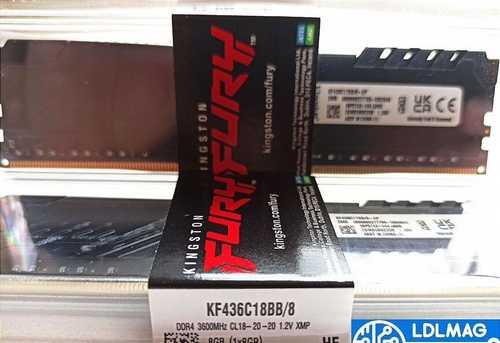 Оперативная память Kingston fury 3600MHz 16GB