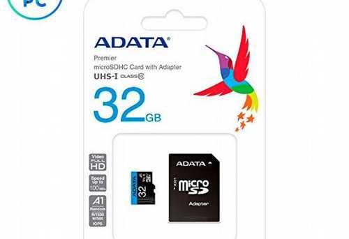 Флеш карта microSD 32GB Adata Premier (SD адаптер)