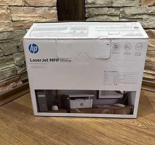 Мфу лазерный HP LaserJet M141w (7MD74A) A4 WiFi бе