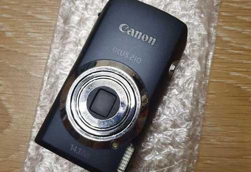 Фотоаппарат Canon ixus 210 is почти новый