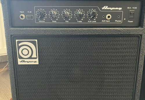 Басовый комбоусилитель ampeg ba-108v2