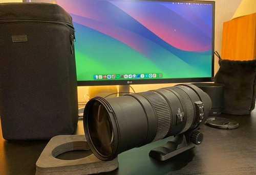 Sigma 150-500mm f/5-6.3 Nikon полный комплект