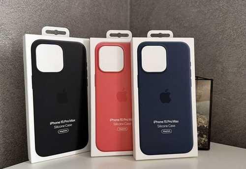 Чехлы на iPhone 15 pro max silicone case