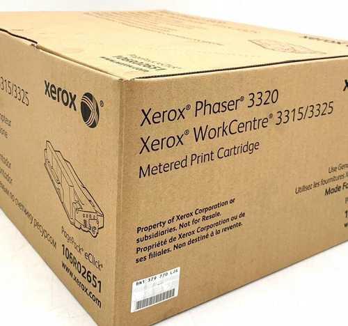 106R02651 xerox Тонер-картридж черный для Phaser 3