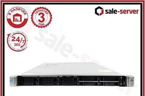 Сервер HP DL360 Gen9 10SFF 2x E5-2680 v3 256GB