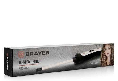 Электрощипцы для волос плойка brayer