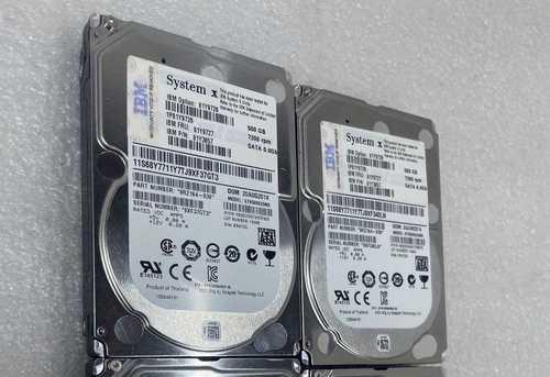 Жесткий диск IBM 500GB 7.2K 6Gb/s SATA 2,5 81Y9727