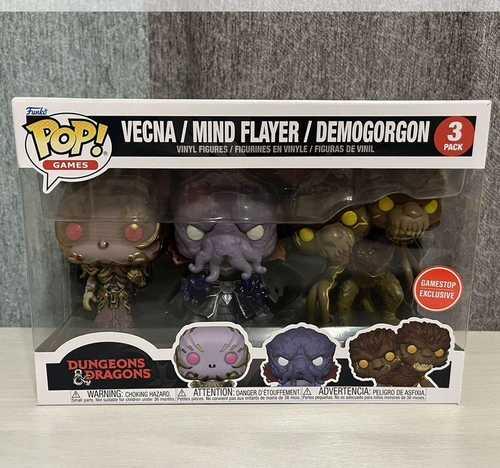 Funko POP Vecna / Mind Flayer / Demogorgon 3 pack