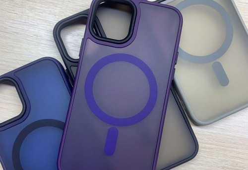 Чехол на iPhone 11 Pro MagSafe фиолетовый