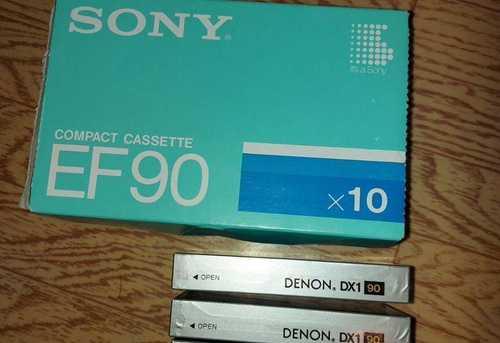 Аудиокассета sony еf 90.denon