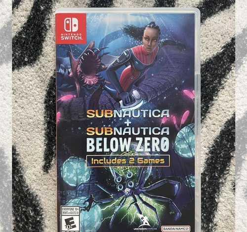 Катридж Subnautika + Below Zero Nintendo switch