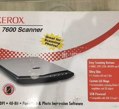 Сканер xerox 7600