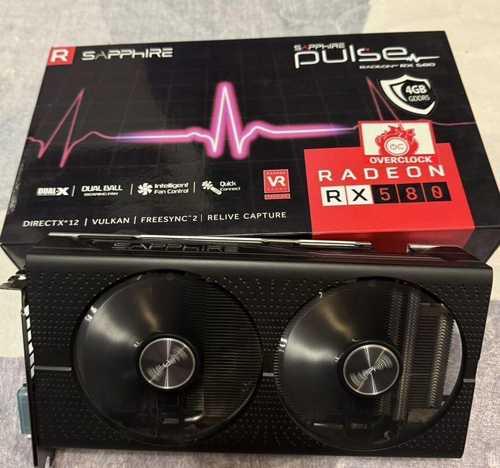 Видеокарта Sapphire Pulse Rx580 4gb