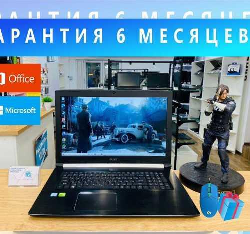 17" Игровой ноутбук Acer Aspire i3 940MX SSD RAM 2