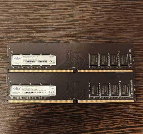 Оперативная память ddr4 8gb netac