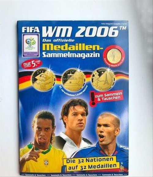 Медаль чм по футболу 2006 года. Жетоны. Журнал