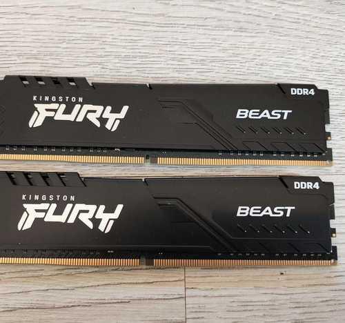 Kingston fury 16*2 gb (32gb) оперативная память