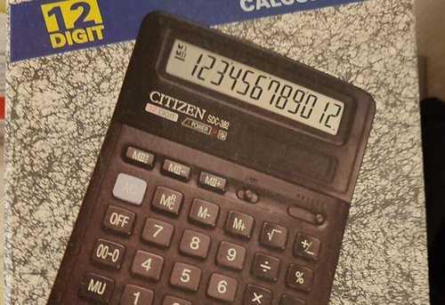 Калькулятор настольный citizen SDC-382