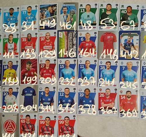 Наклейки panini рпл 2024 2025