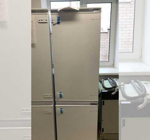 Встраиваемый холодильник комби Midea mdre354FGF01