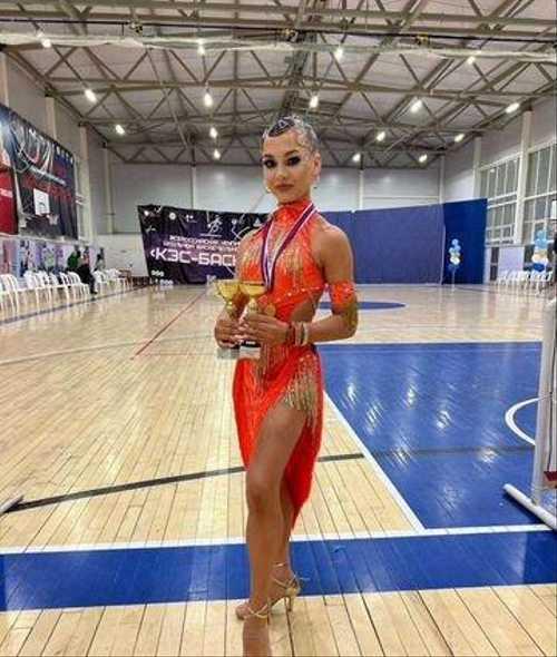 Платье для бальных танцев ю2 латина