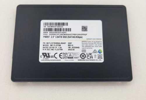 SSD Samsung PM897 3.84Tb MZ7L33T8hbna-00A07