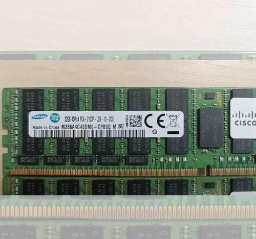 Оперативная память DDR4 2133MHz 32Gb Lrdimm Cisco