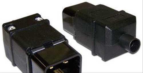 Вилка IEC 60320 C20, 16A, 250V, прямая, разборная