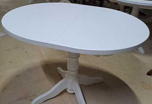 Кухонный стол раскладной овальный 100/80+35 см
