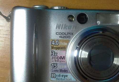 Цифровой фотоаппарат nikon 4600 и nikon 4200